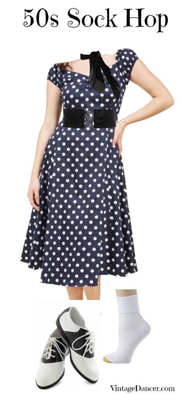 How to Dress for a 50s Sock Hop- Authentic 50s Outfits