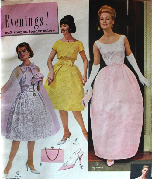 1960s Evening Dresses, Bridesmaids, Mothers Gowns