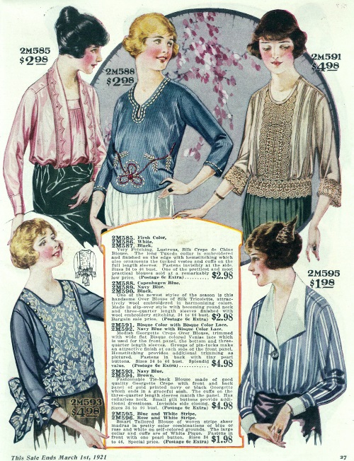 1920s Blouses & Shirts History