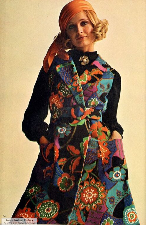 60s Fashion for Hippies - Women and Men