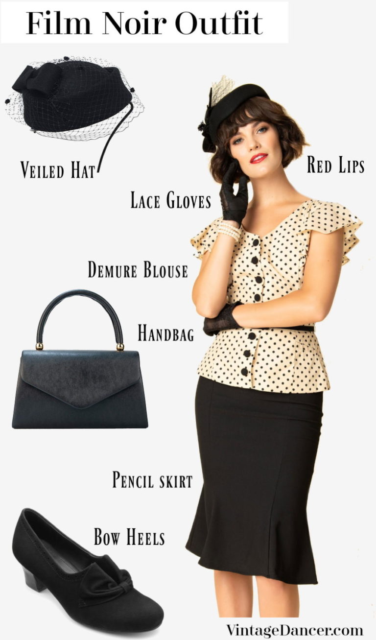 Film Noir Costume Ideas - 1930s and 1940s Outfits