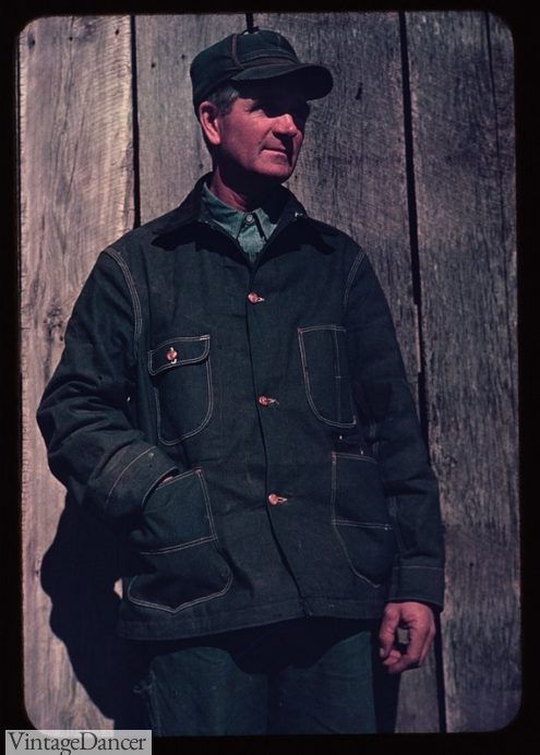 1940s Men's Work Clothes, Casual Wear