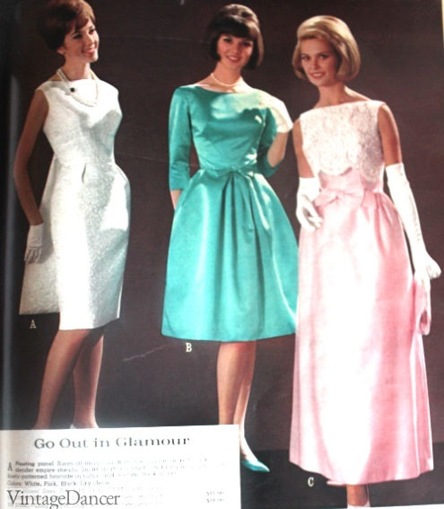 1960s Evening Dresses, Bridesmaids, Mothers Gowns