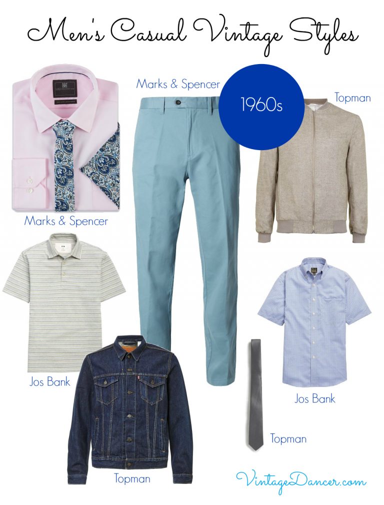 Vintage Men's Outfits -1920s, 1930s, 1940s, 1950s