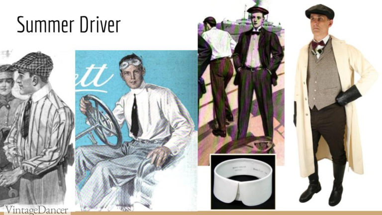 Edwardian Men's Motoring Clothes