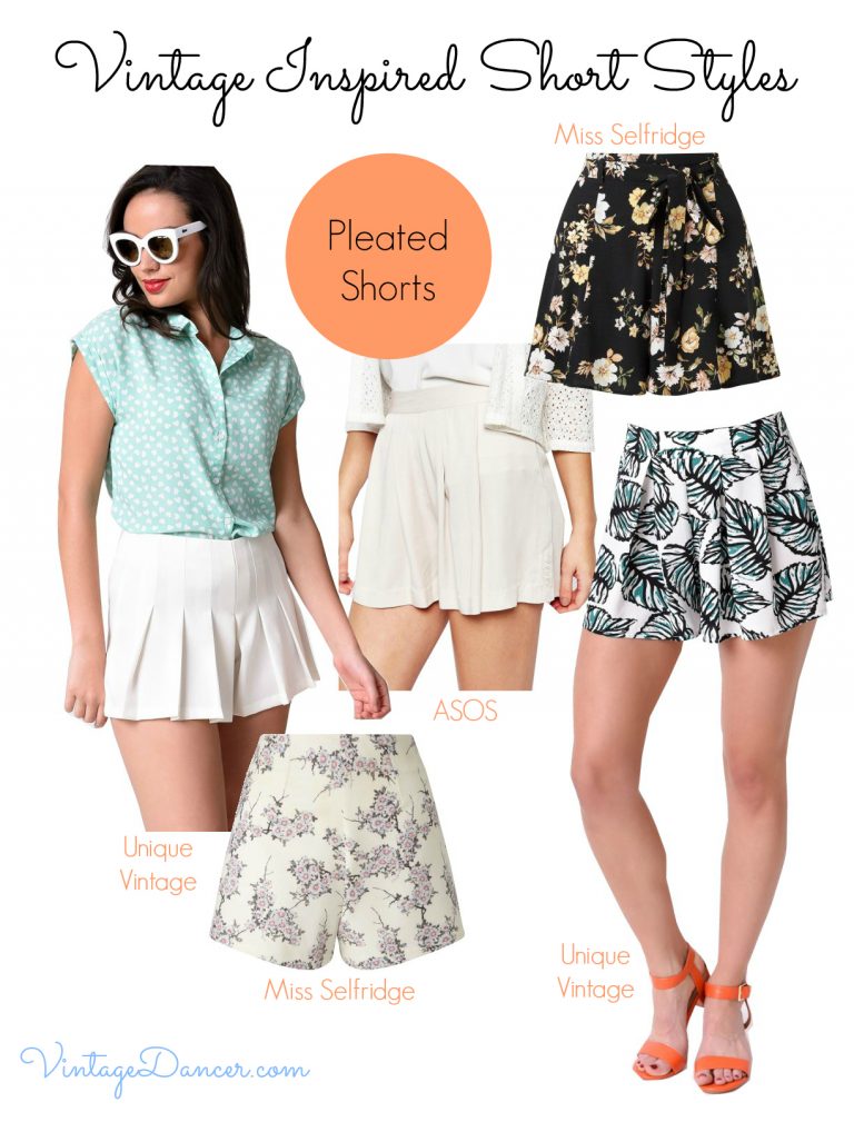 Vintage Shorts, Culottes History 1930s-1950s