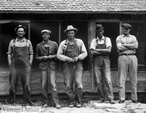 1930s Men's Workwear, Everyday Clothing