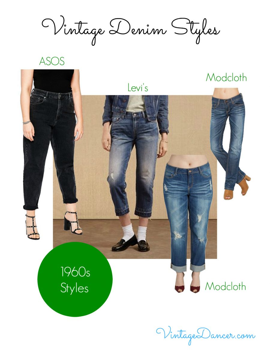Vintage Jeans 1930s-1970s History for Women