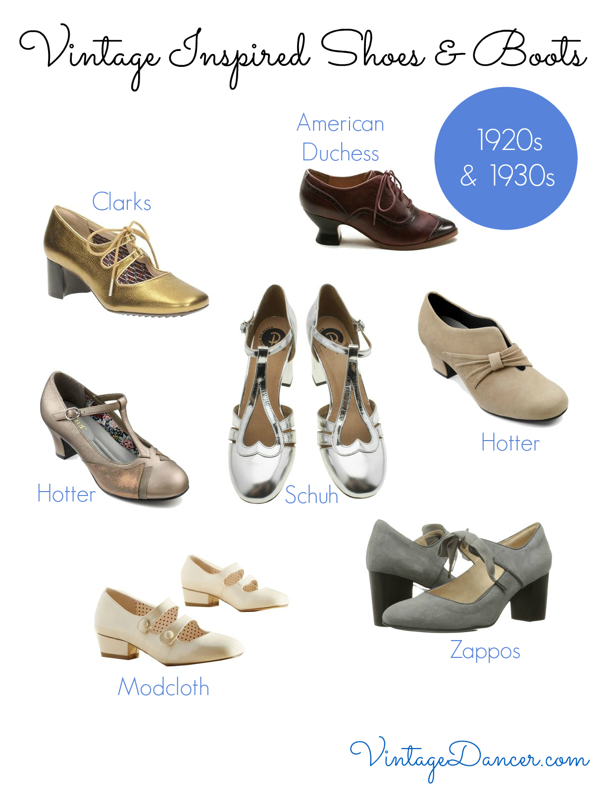 Women's Vintage Shoes & Boots to Buy