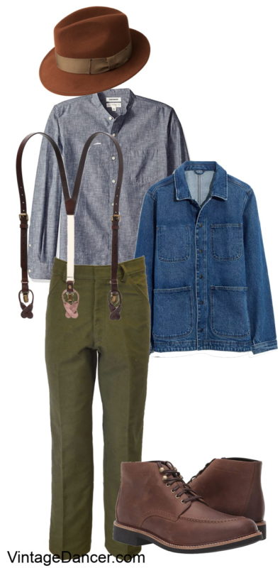 Men's Vintage Workwear Inspired Clothing