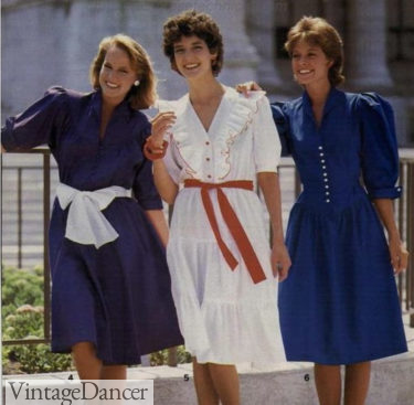 What Did Girl Wear Dresses in the 80s - Rogers Maring