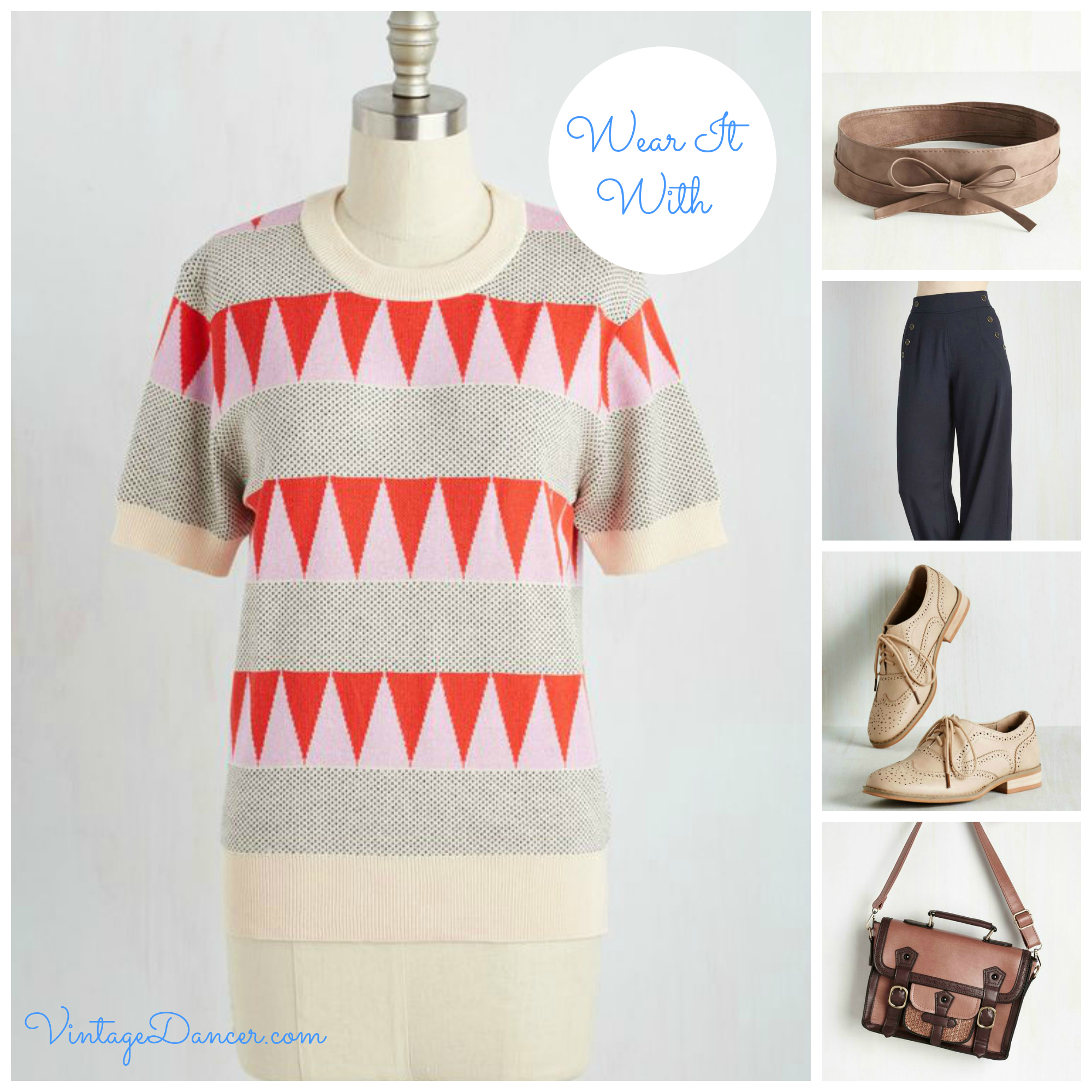 Retro Style Tops, Blouses and Cardigans