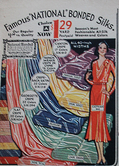 1930s Fashion Colors & Fabric