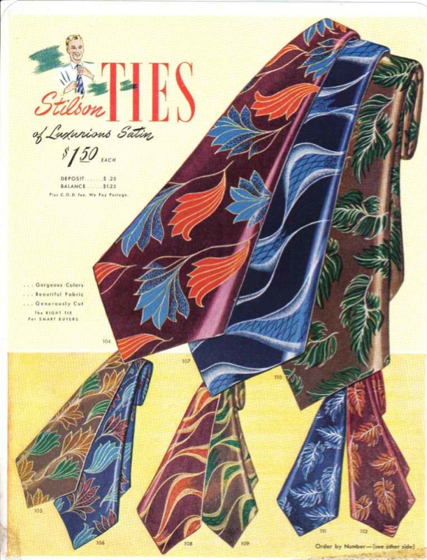 Men's Ties History of the 1920s to 1970s