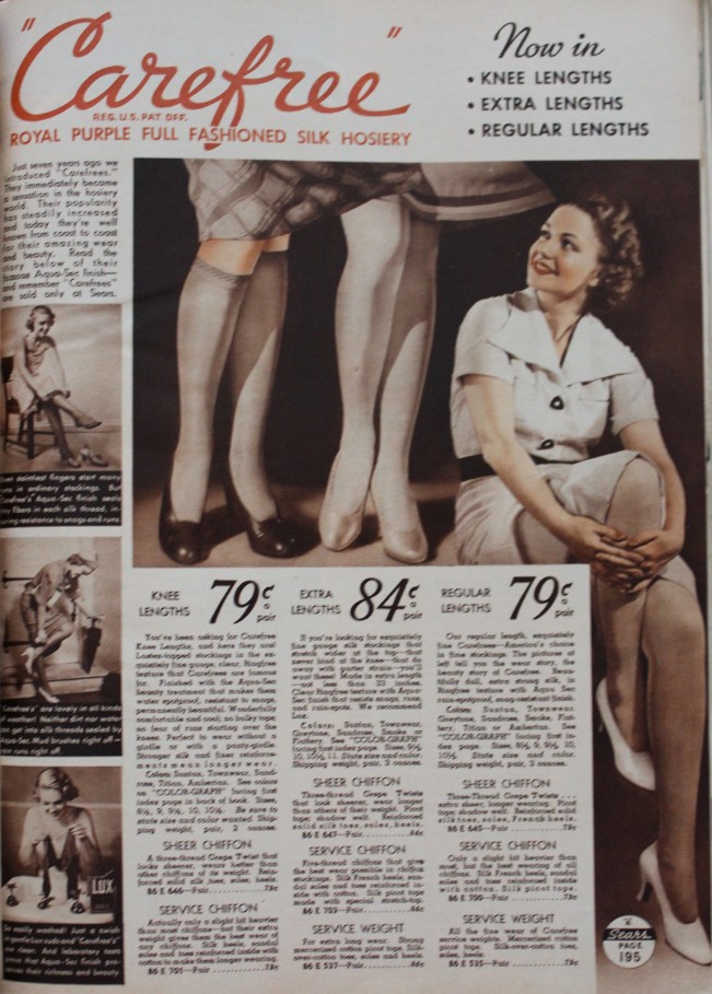 1930s Stockings, Nylons, Tights & Socks